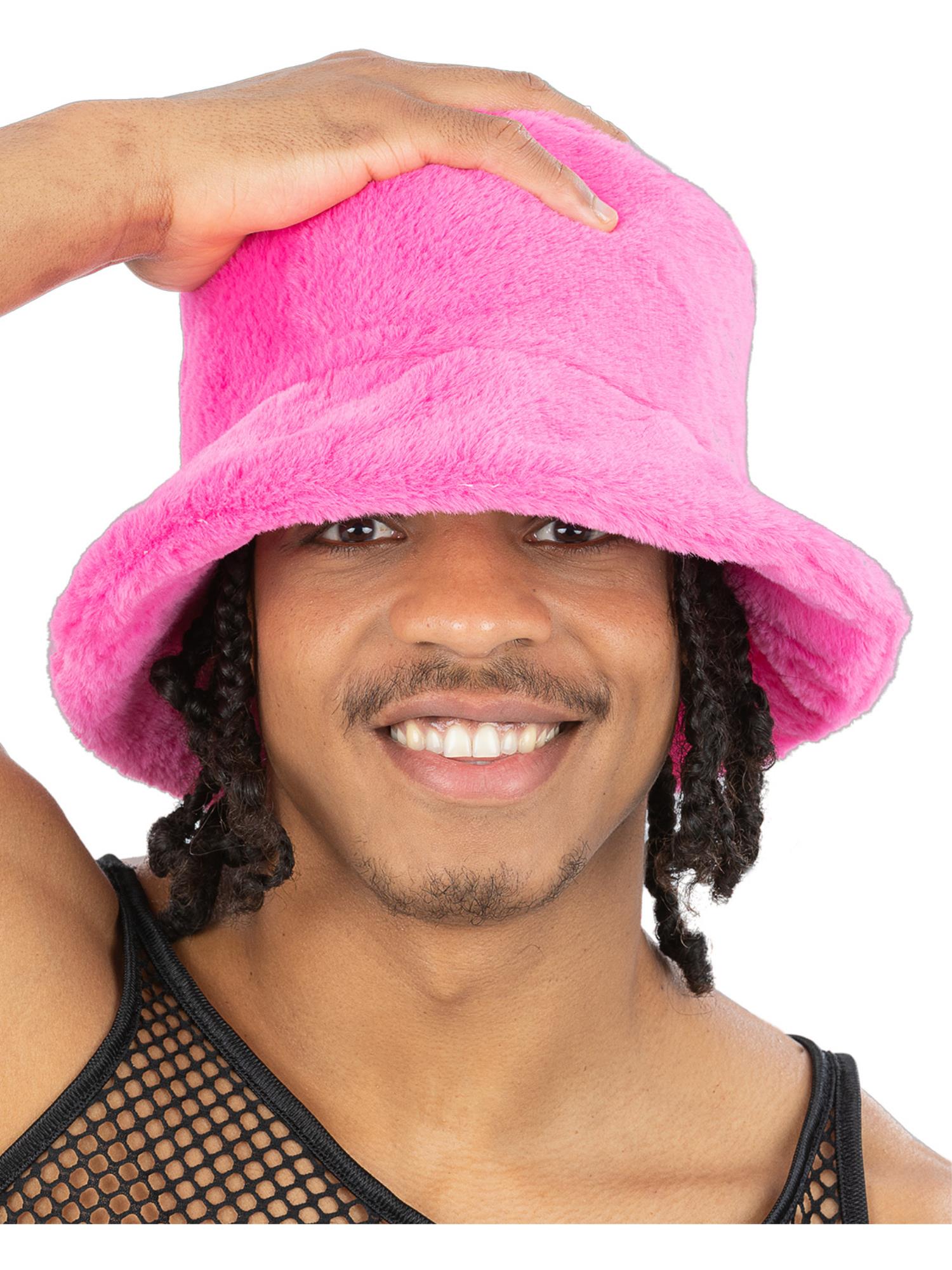 90s Pink Fur Bucket Hat Wholesale – Smiffys Trade Europe